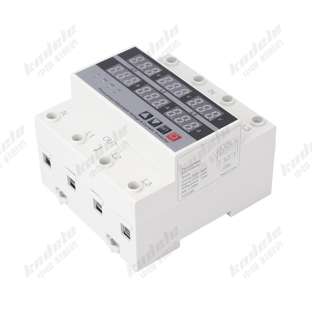 KP8-100N 5P Three-Phase Four-Line Voltage Current Protector